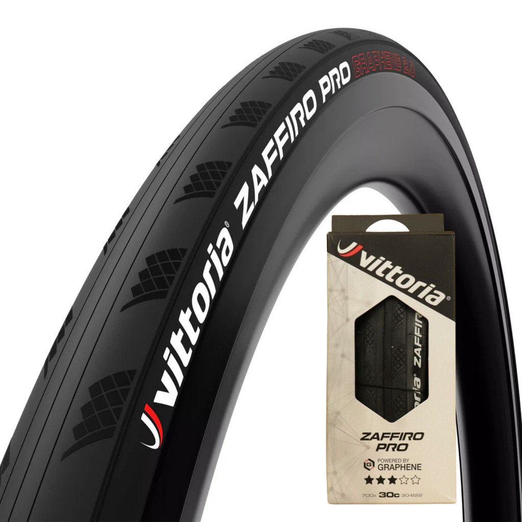 Pneu Vittoria Zaffiro Pro 700x30 Road Bike Graphene Preto | Shopee Brasil