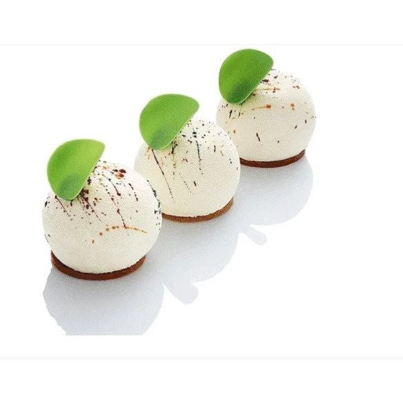 Molde de Silicone para Bolo Mousse com 8 Peças, Grande, Redondo ...