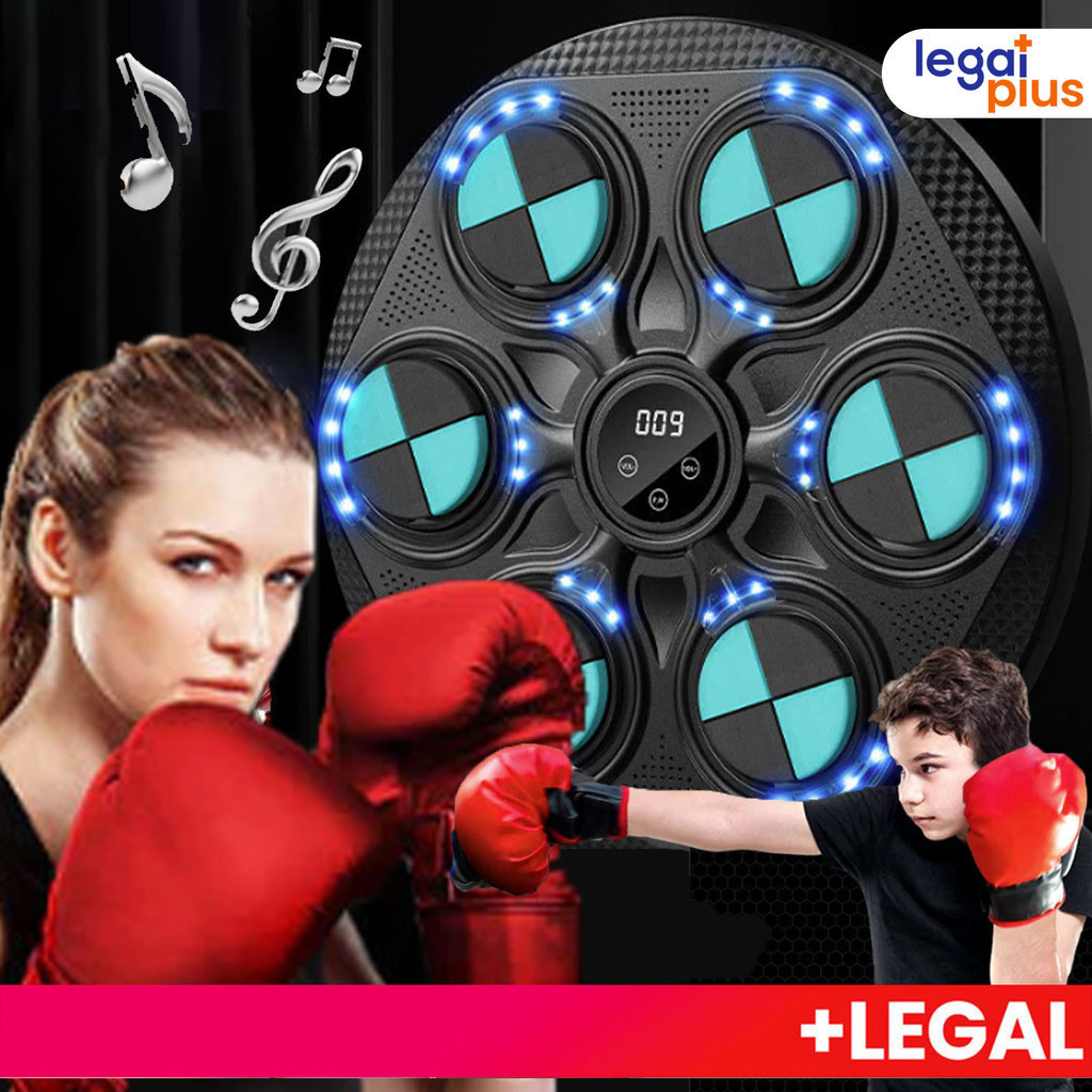 Máquina de Boxe Musical Treino em Casa Bluetooth Recarregável Treine ...