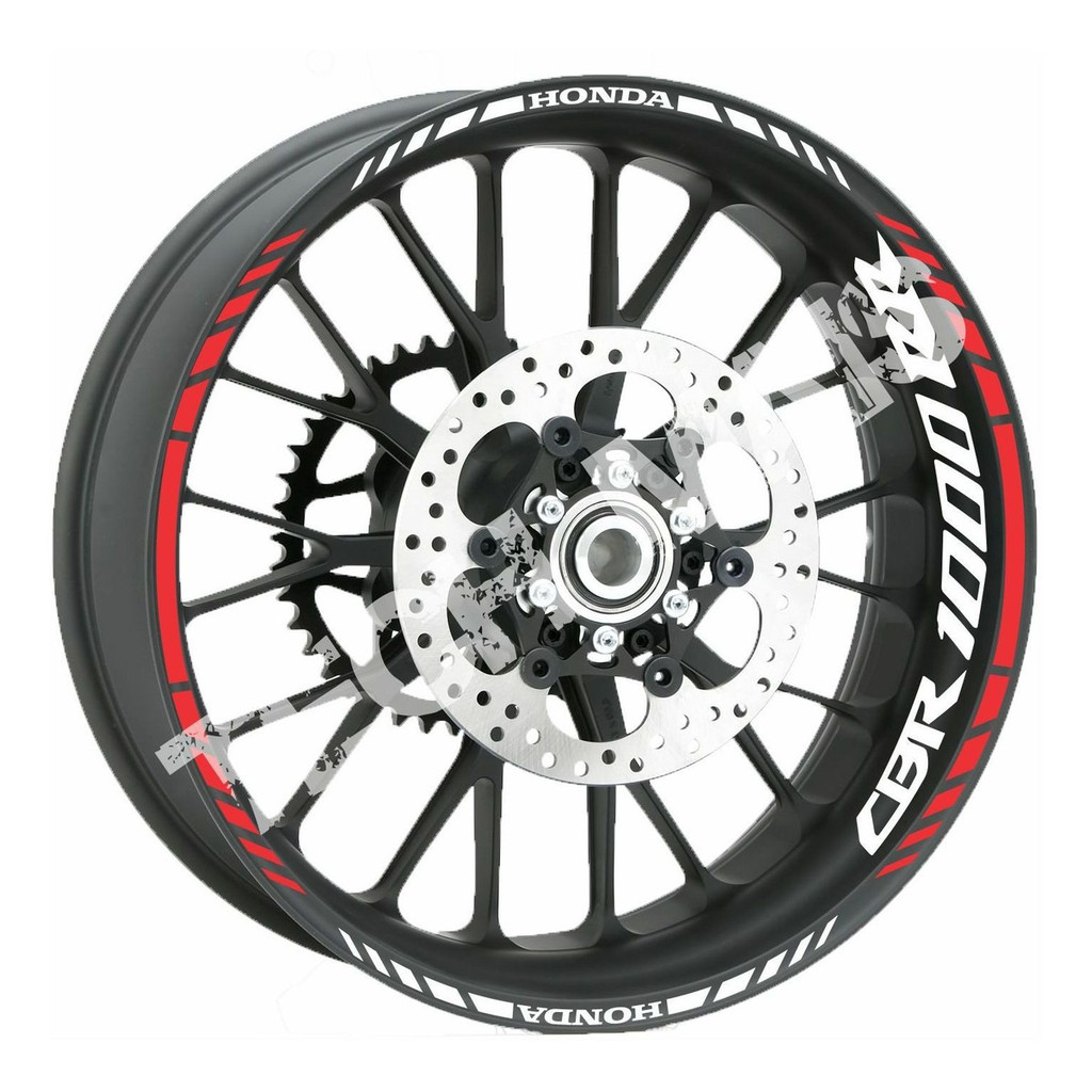 Kit Adesivo Refletivo De Roda Cb1000rr Fireblade Cbr 1000 Rr | Shopee Brasil