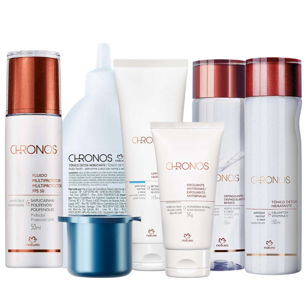 Linha Chronos Natura | Shopee Brasil