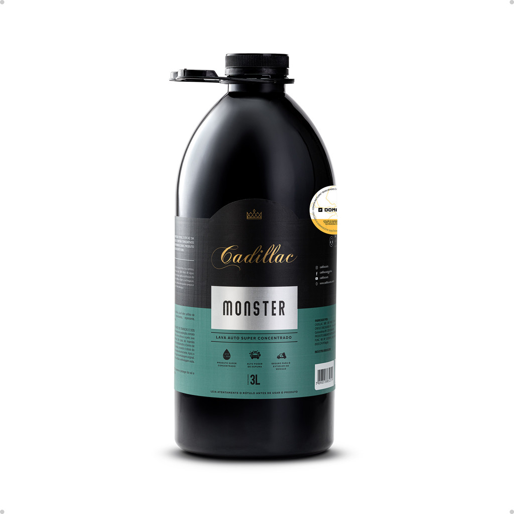 Monster Cadillac Lava Auto Shampoo Concentrado 3L | Shopee Brasil
