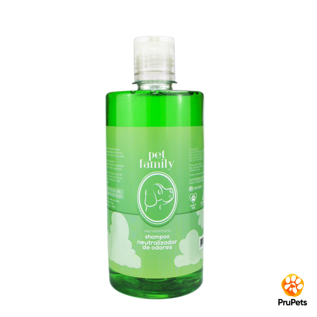 Shampoo Neutralizador de Odores Pet Family Cães E Gatos 500ml | Shopee ...