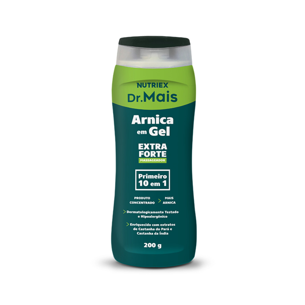 Arnica em Gel Dr. Mais Massageador 10 em 1 Extra Forte 200g NUTRIEX ...