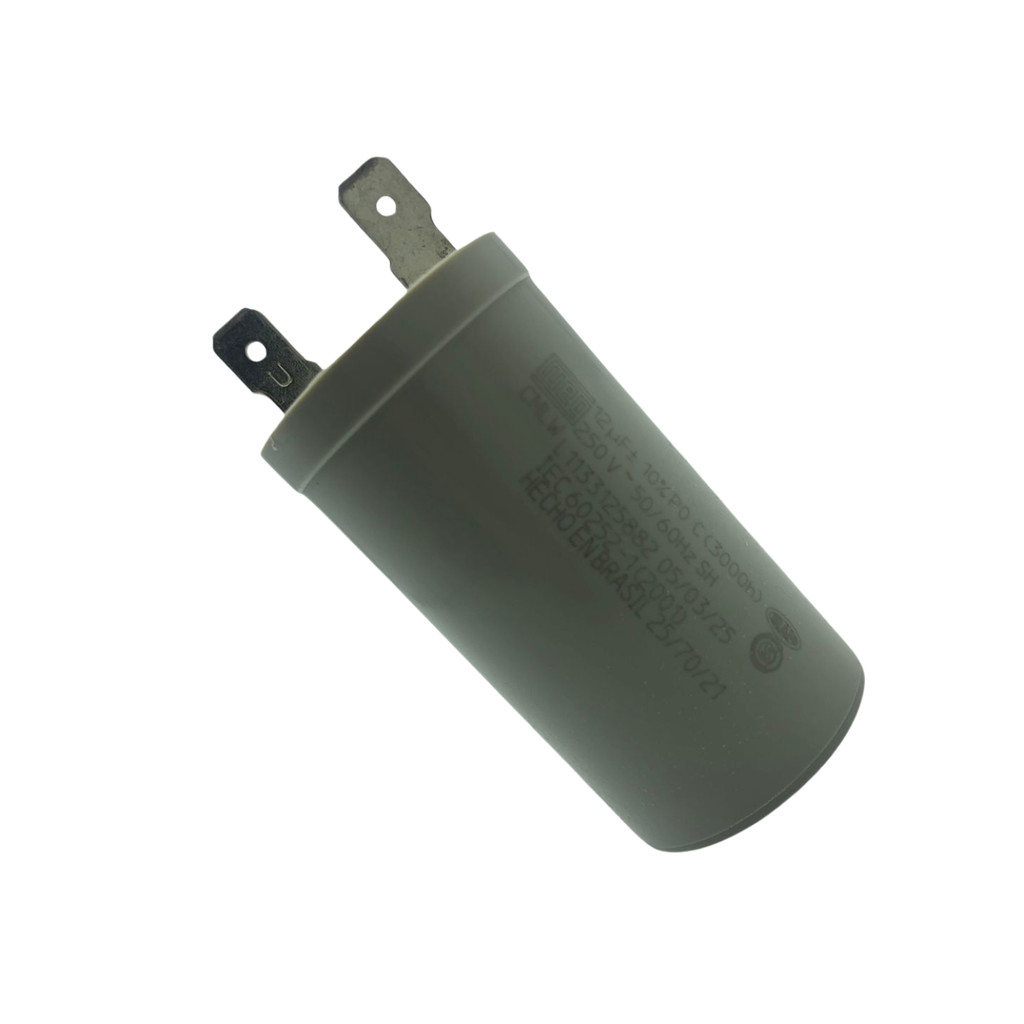 Unidade Capacitor 12uf 250vt | Shopee Brasil