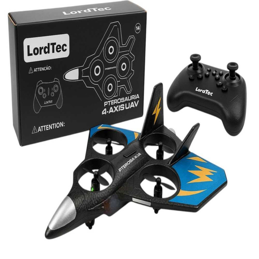 Aeronave Brinquedo Avião Drone Infantil Com Controle Remoto | Shopee Brasil