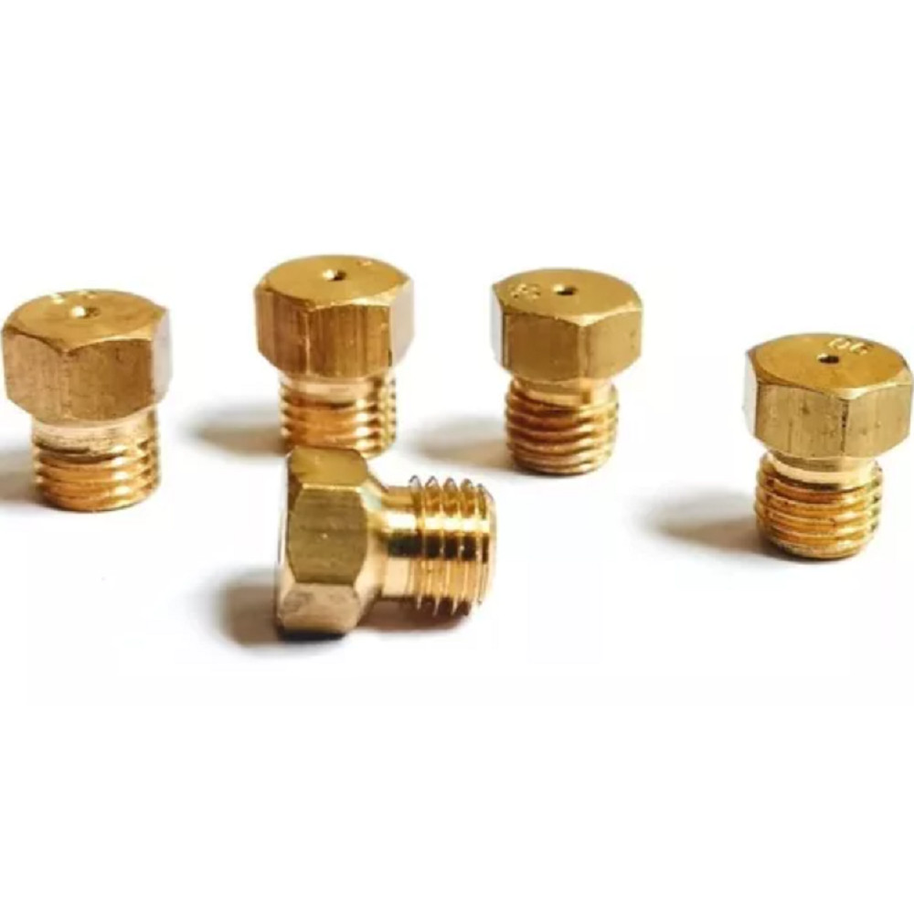 Kit 5 Bicos Injetores Conversor De Gás Glp (botijão) Ou Gn Encanado) Fogão CookTop Cozinha ...