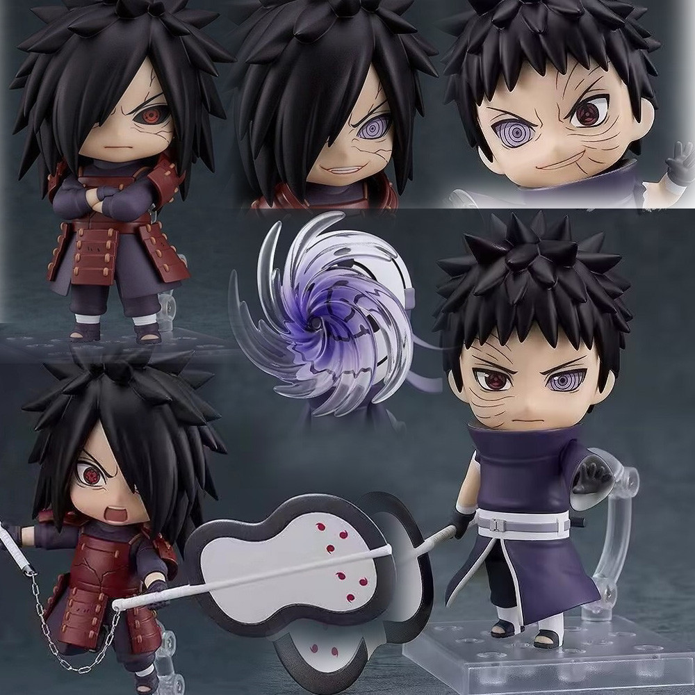 Figura De Ação Naruto Nendoroid Madara Uchiha Obito Modelo Doll Toys ...