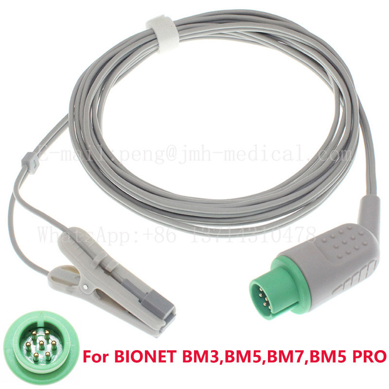 BIONET BM3 BM5 BM7 BM5 PRO Compatível Sensor De Sonda De Pulso Spo2 ...