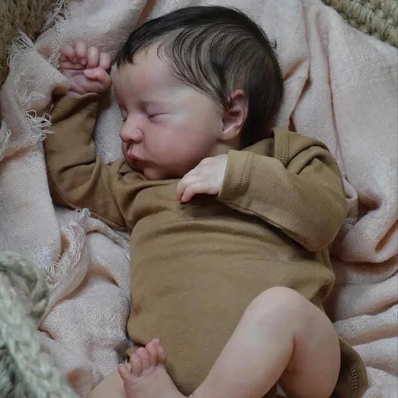 19inch Lifelike Reborn Levi Two Versions Soft body and Full Body ...