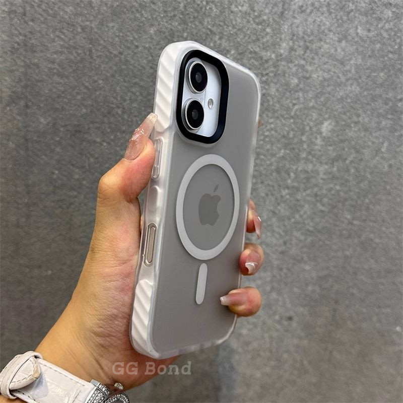 Luxo Fosco Resistente A Choques Magnético Caso Protetor Para iPhone 16 15 14 13 12 11 Pro Max ...