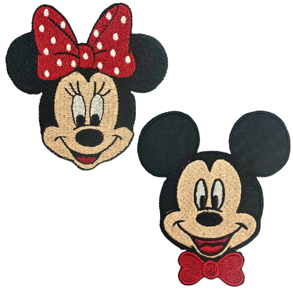 Aplique Termocolante Inspirados Disney Minnie e Mickey | Shopee Brasil
