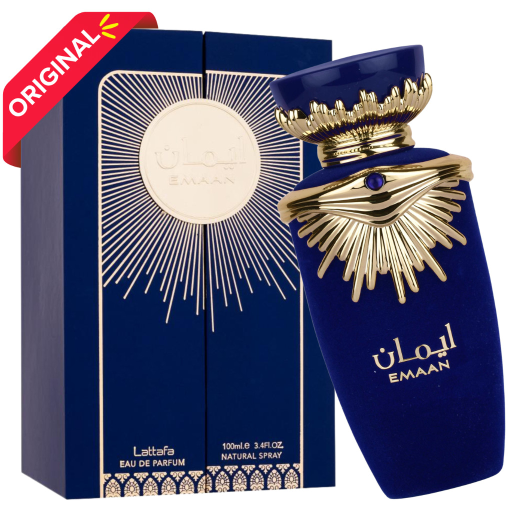 Perfume Lattafa Emaan Feminino Eau de Parfum 100ml Original Com Selo ...