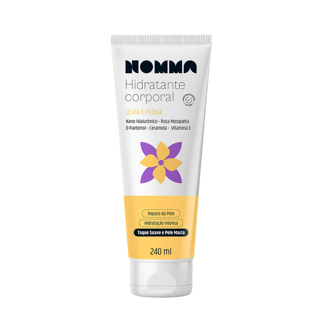 Nomma Healthy Lichia e Peônia - Hidratante Corporal 240ml | Shopee Brasil