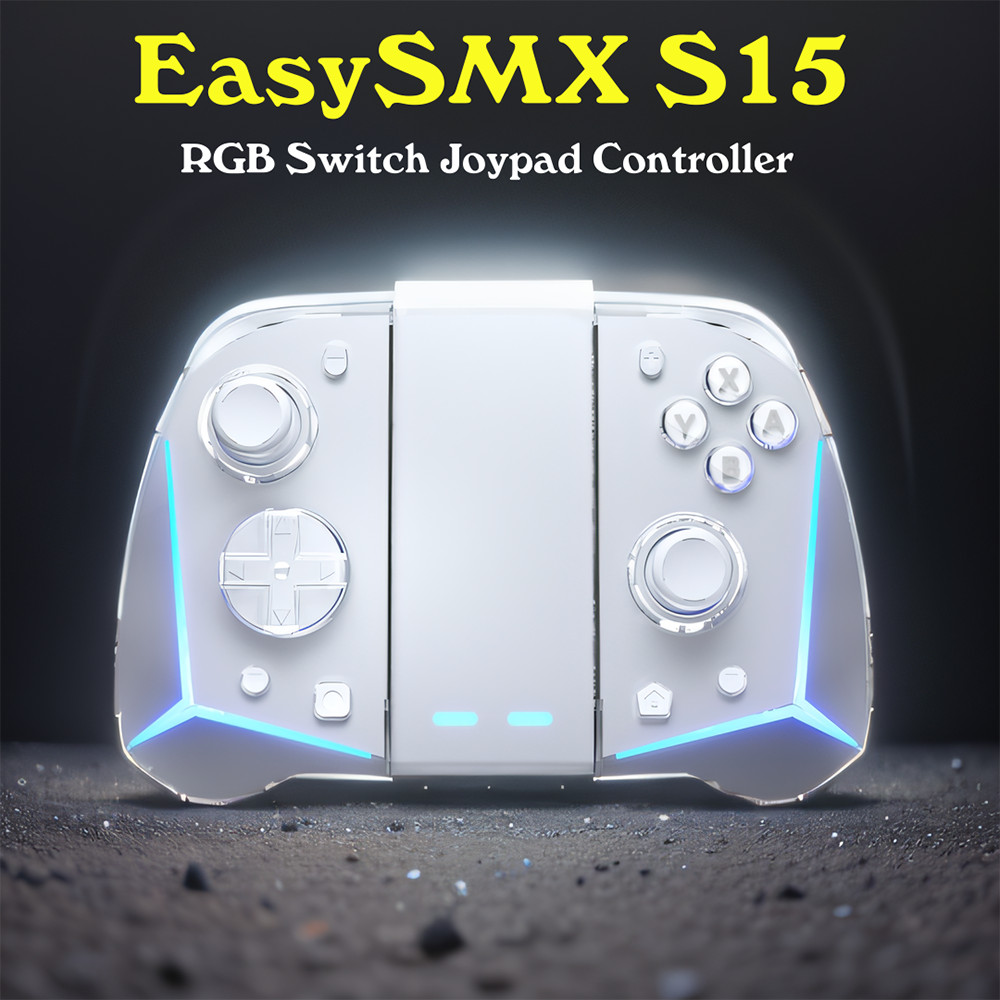 Controlador RGB Sem Fio Joypad Ergonômico EasySMX S15 L/R Compatível ...