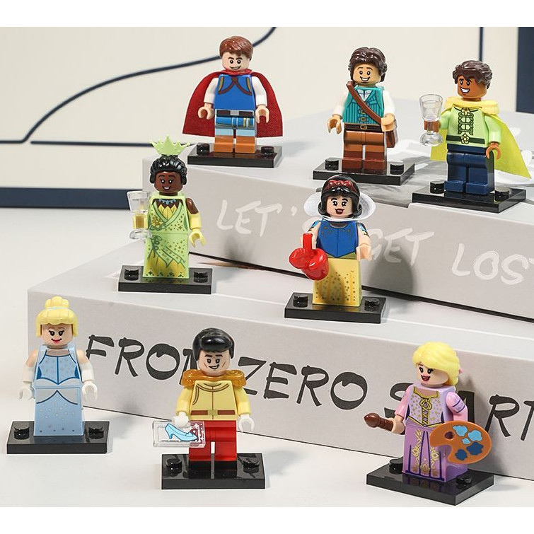 Disney Building Block Brinquedos Minifiguras Brinquedos Minifiguras ...