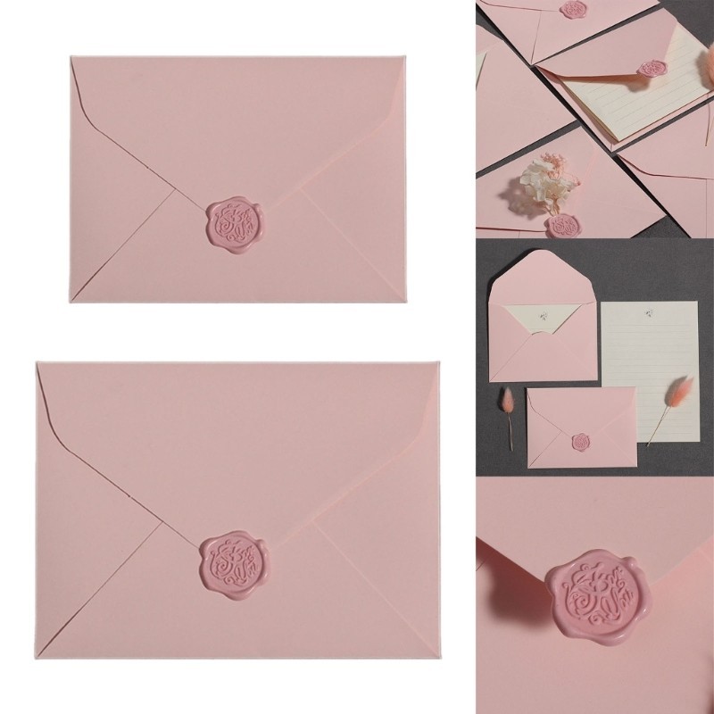 SA 5 Pcs Set Fashion Envelopes Pequenos Convite Simples Para Convites ...
