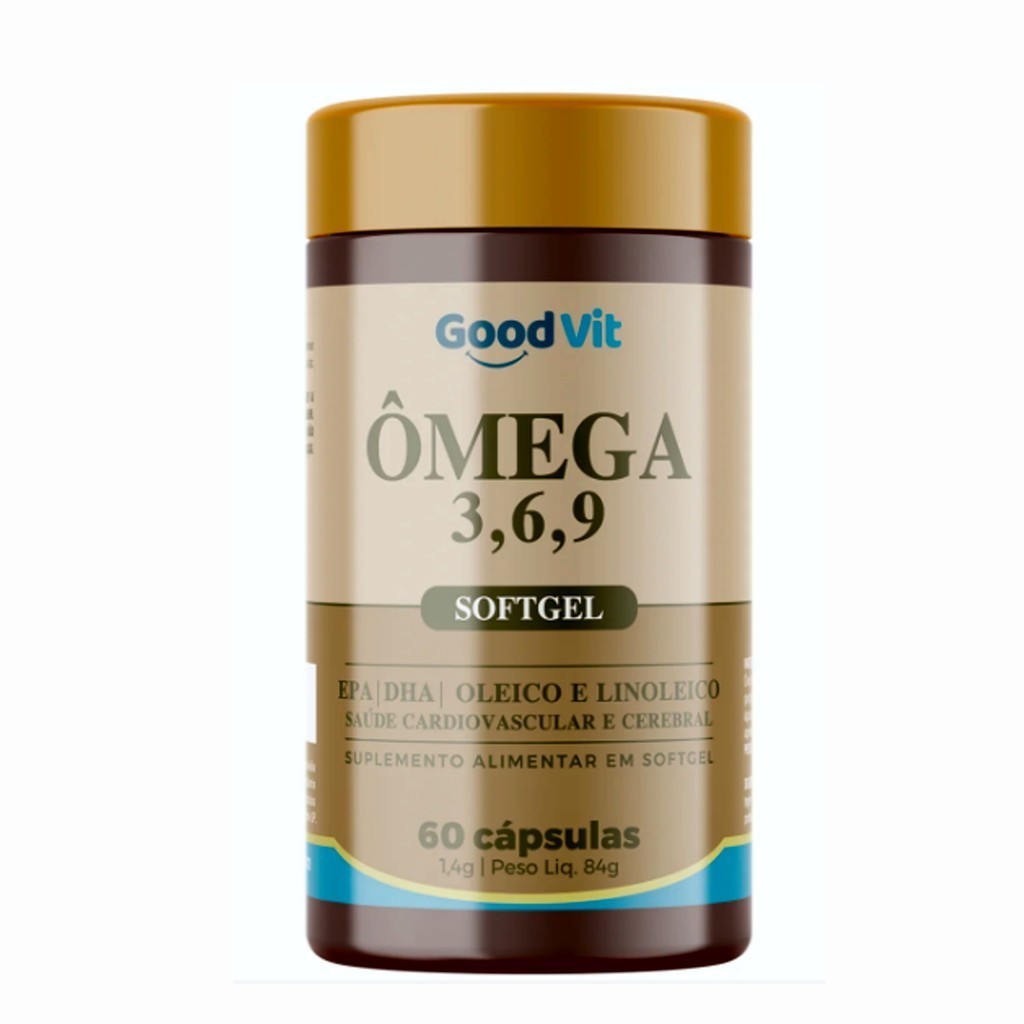Omega 3,6,9 - 60 cápsulas Soft Gel que amenizam sabor do omega | Shopee ...