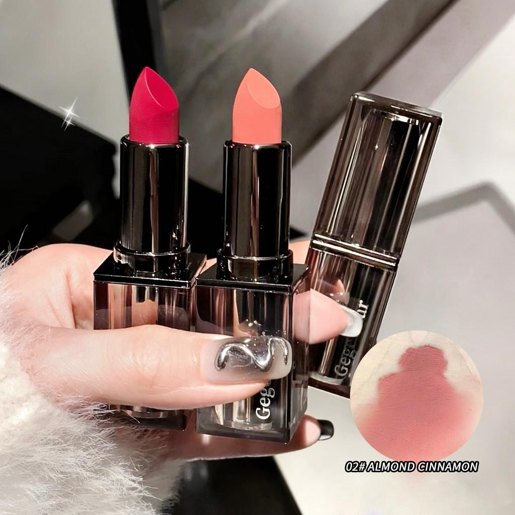 Gegegege BEAR Batom Veludo Mate de Longa Duração com Copo Antiaderente ...