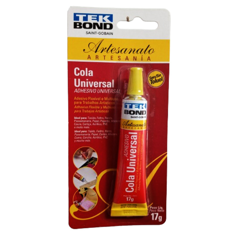 Cola Universal TekBond Artesanato 17g | Shopee Brasil