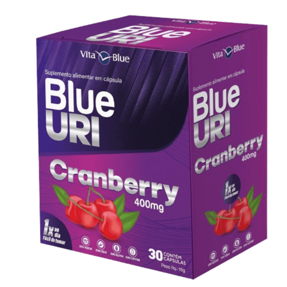 Blue Uri Cranberry C/30 Cápsulas - Vita Blue | Shopee Brasil