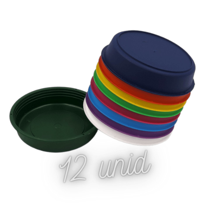 Prato 09 Cm - Desli - Kit 12 Unid | Shopee Brasil