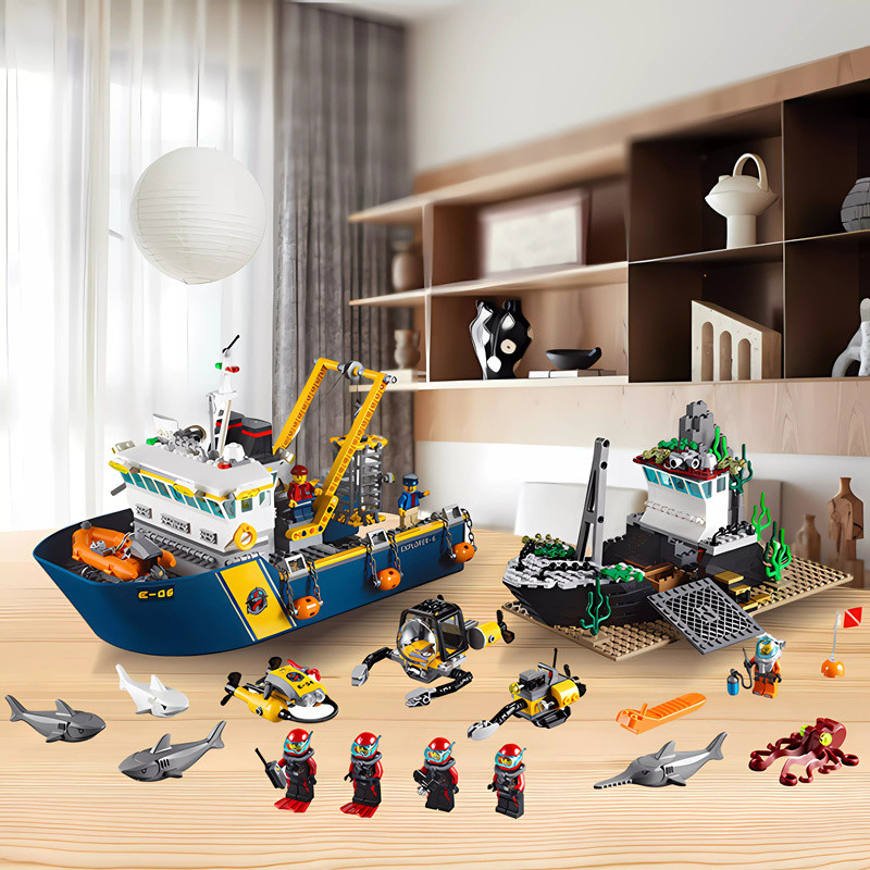 Compatível Lego exploração do mar profundo cidade série oceano gigante ...
