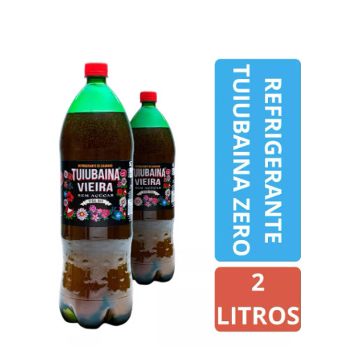 6un Refrigerante Zero Tuiubaina Vieira 2litro Tubaina Sem Açucar ...