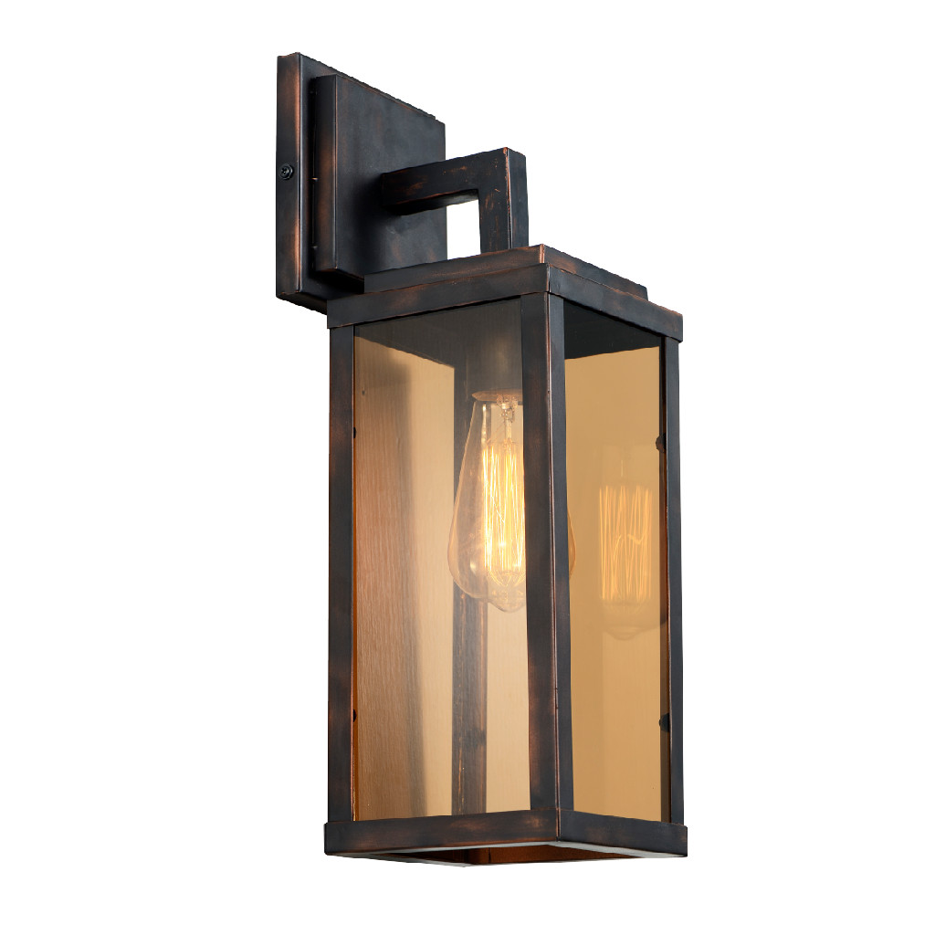 Arandela Led Rustica Colonial Retro Para Parede Muro Esterna Ouro Velho ...