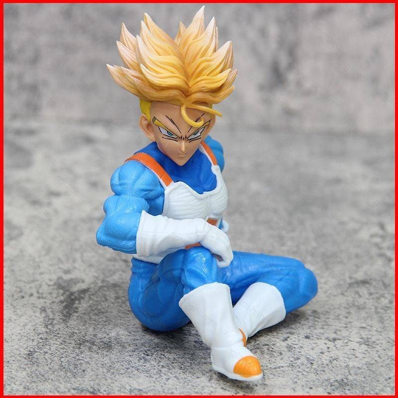 YTS Dragon Ball Action Figura Torankusu Postura Sentada Super Saiyan ...