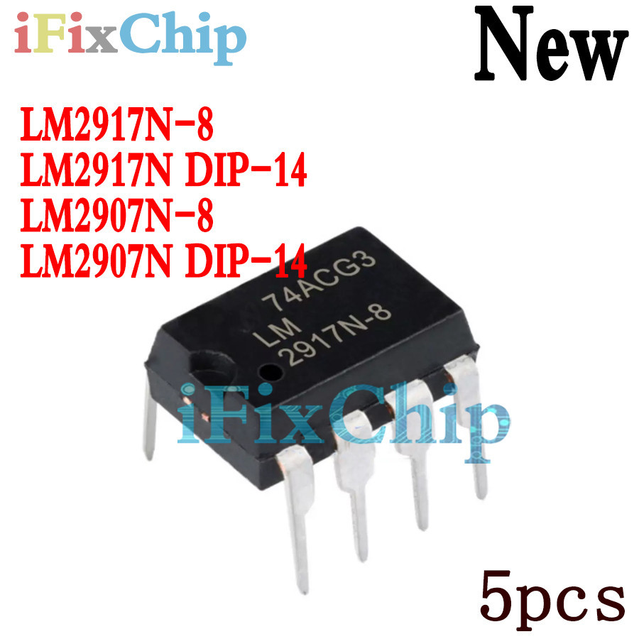 5 Pçs LM2917N-8 DIP8 LM2917N DIP LM2917 LM2917 LM2907N LM2907-14 LM2907 ...