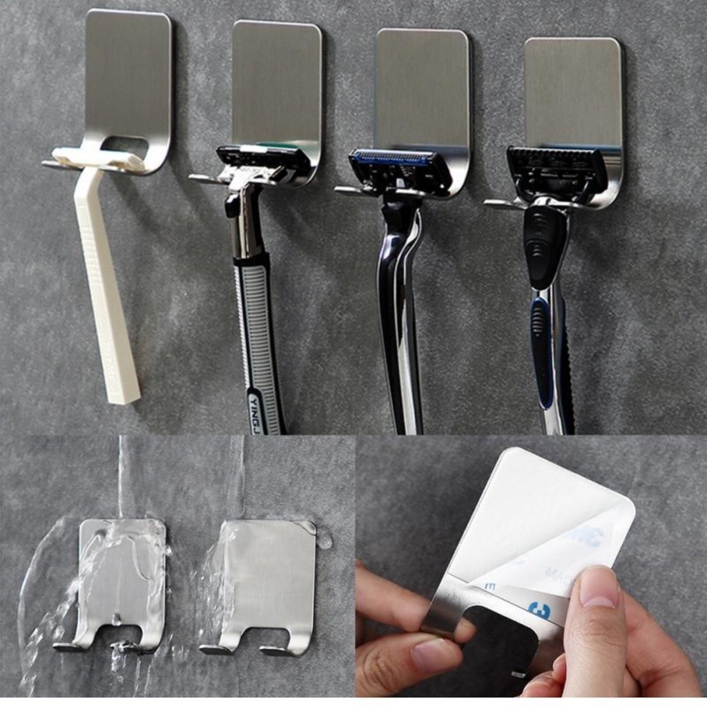 NOVO Kit 2 Suporte Porta Lâmina Barbear Aparelho Gillette Gilete ...