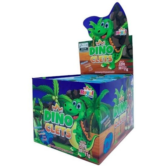 Chiclete Dino Clets ovo c/30 Unid. | Shopee Brasil