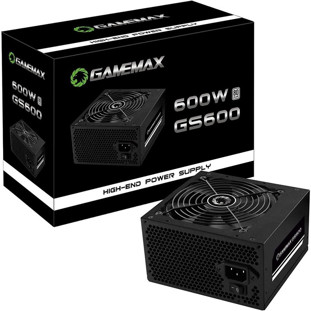 Fonte Gamemax ATX, 600W, 80 Plus White, Preta GS600 | Shopee Brasil