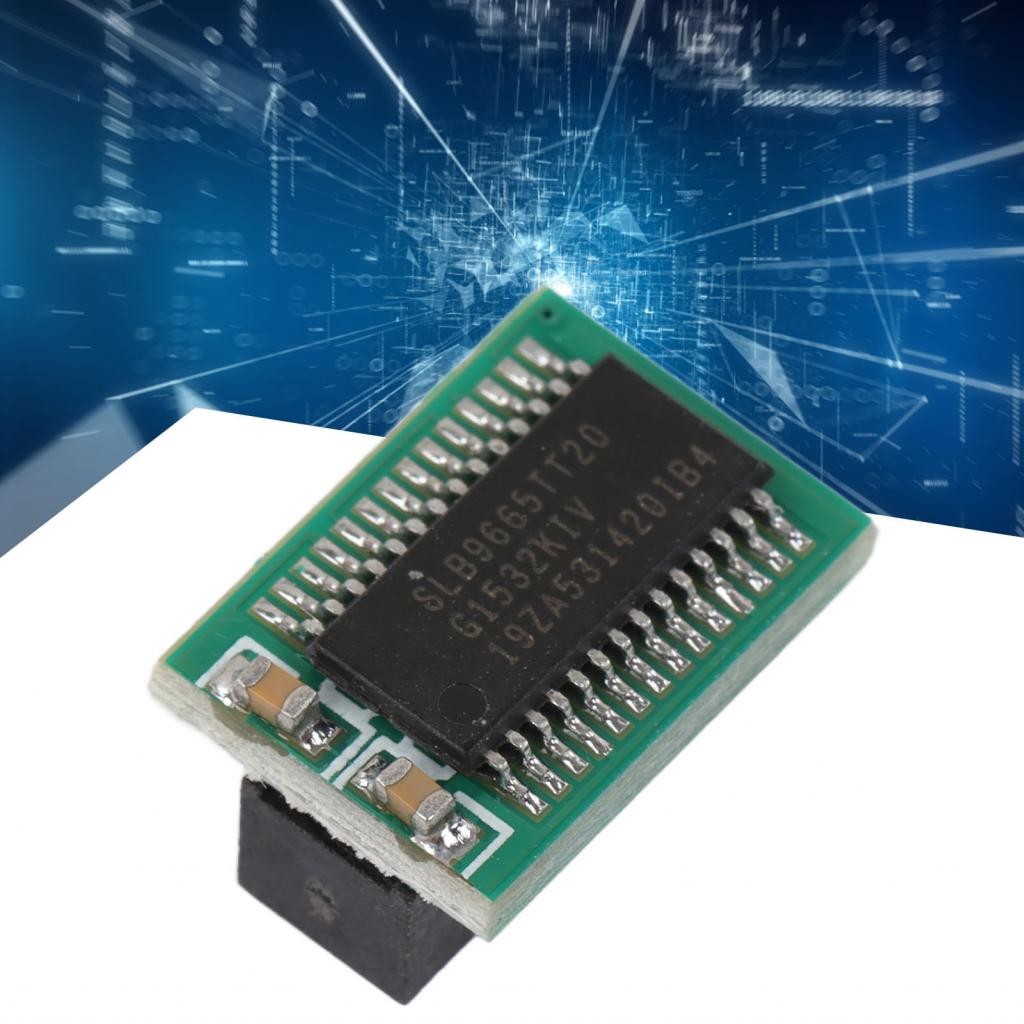 Hbhbhbhbb Tpm 2.0 Module 12 Pin Remote Card Encryption Security Board ...