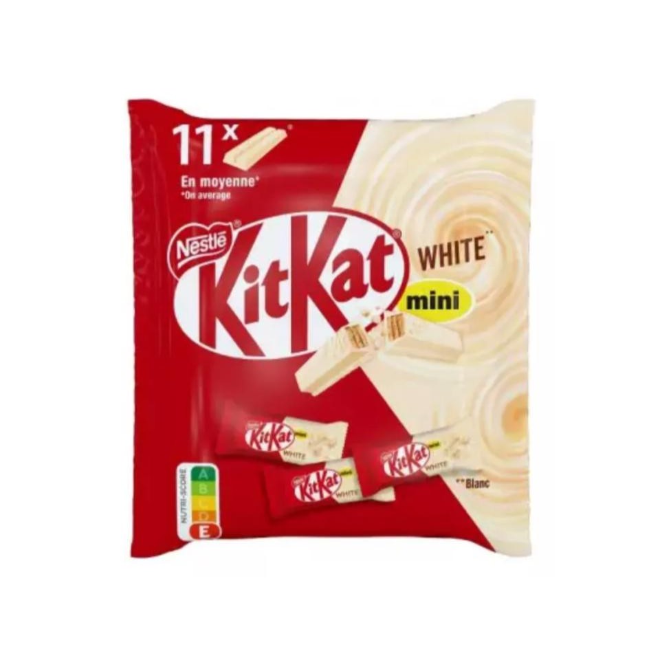Chocolate Kit Kat Mini White C/ 11un146,3g - Importado | Shopee Brasil
