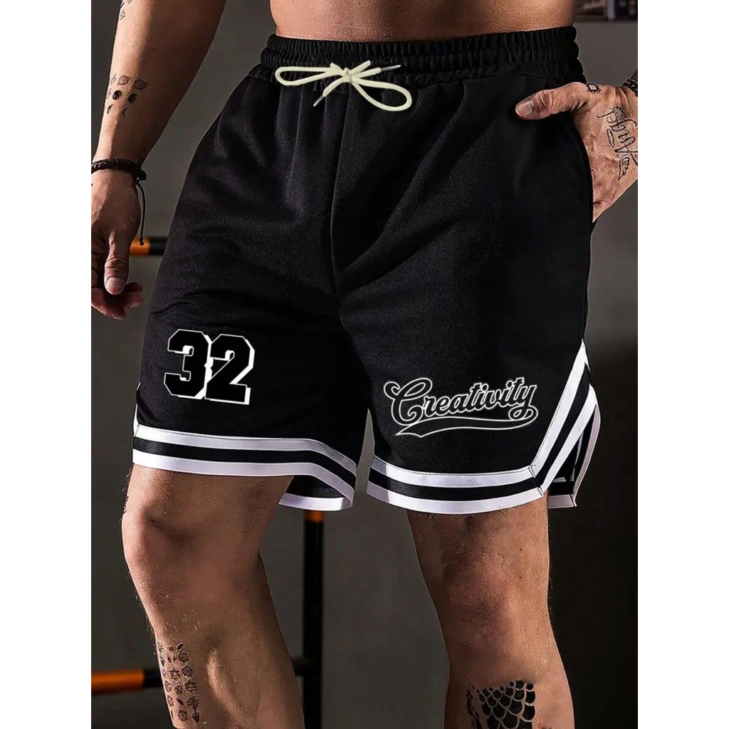 Bermuda Style Basquete Street Masculina Drip Creativity 32 | Shopee Brasil