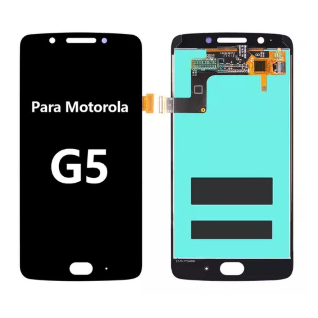 Tela Display Frontal Compatível Moto G5 - TOUCH SCREEN e LCD / DISPLAY ...