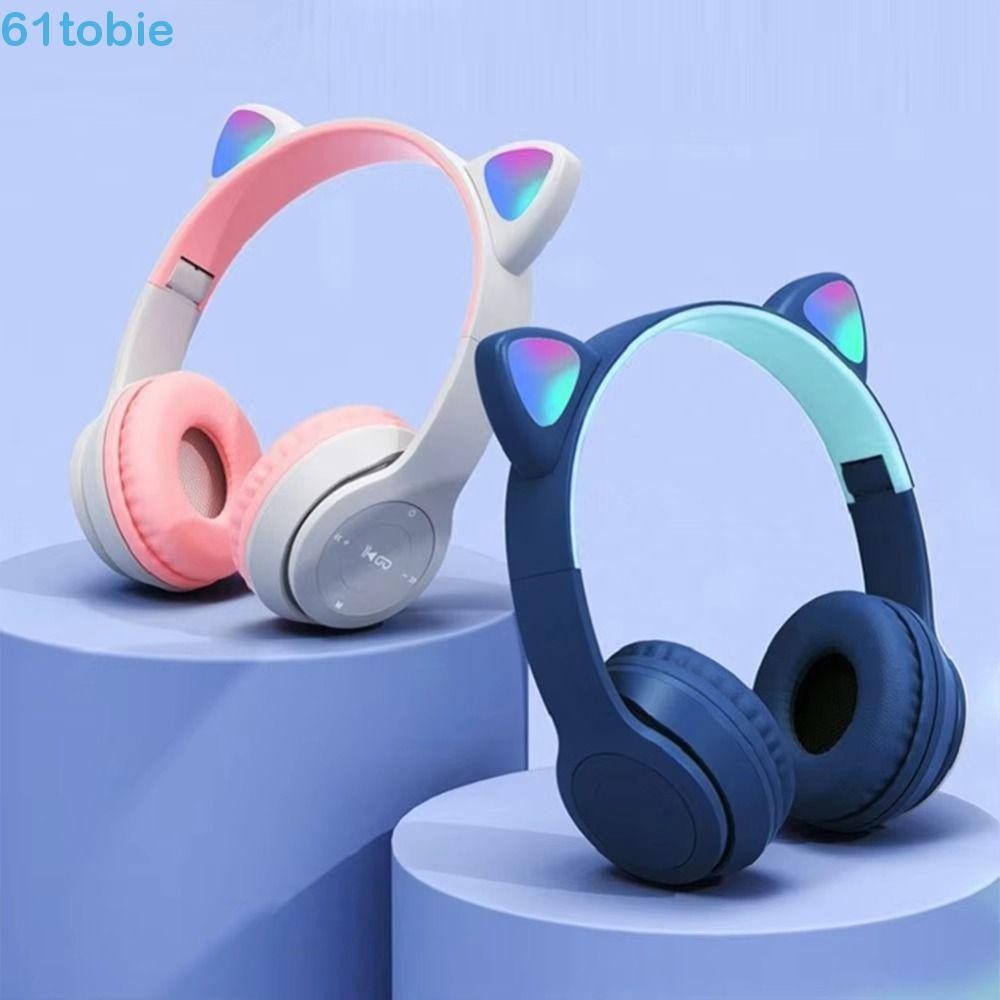 Fones De Ouvido Bluetooth TOBIE Cat Ear , Fone Sem Fio Luminoso ...