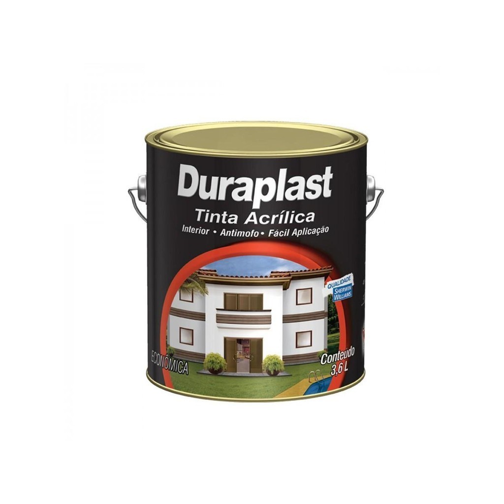 Tinta Acrílica Sherwin Williams Duraplast 3,6L | Shopee Brasil