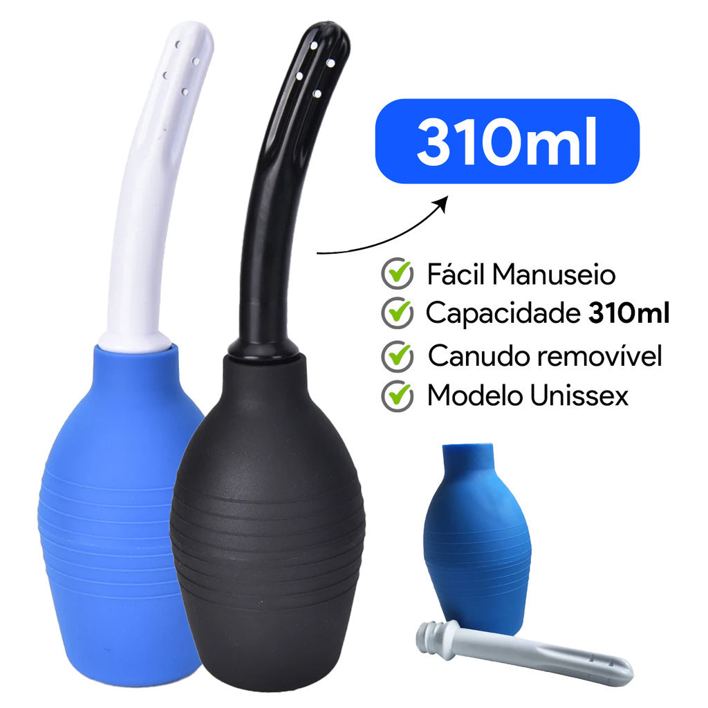 Ducha Higiênica Chuca Anal BIG Ginecológica Unissex 310ml de Capacidade ...