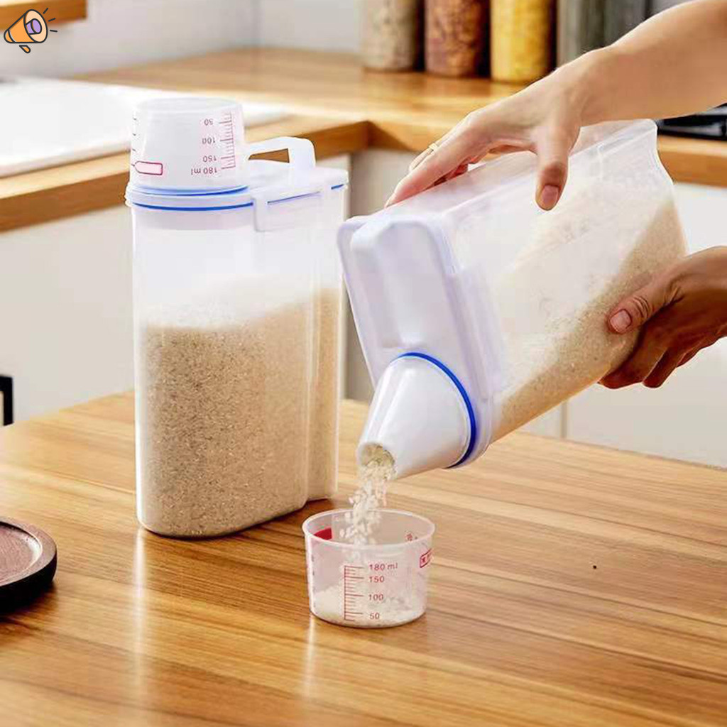 Cozinha À Prova De Umidade , Insetos , Pote Selado Poeira Com Copo ...