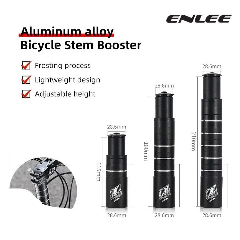 ENLEE Bicicleta Garfo Stem Altura Extensor Guiador Rise Up Adapter ...