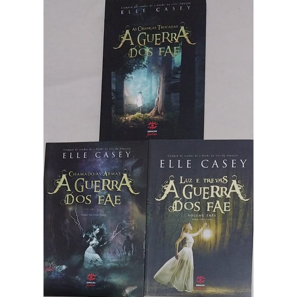 Coleçao A guerra dos Fae - 3 volumes de Elle Casey 6736109 | Shopee Brasil