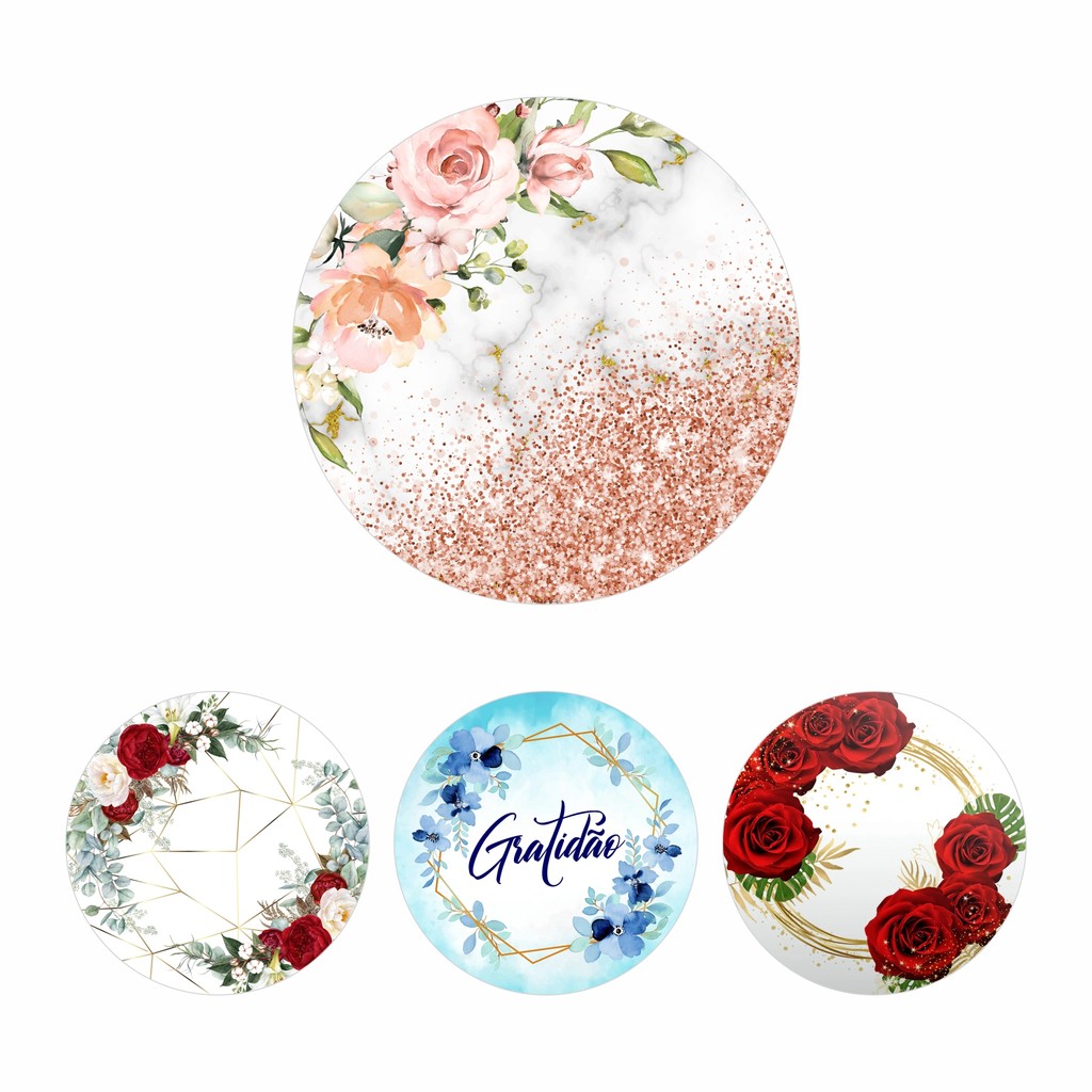 Paineis tema Floral em Microfibra Sublimado, Promoção!! | Shopee Brasil