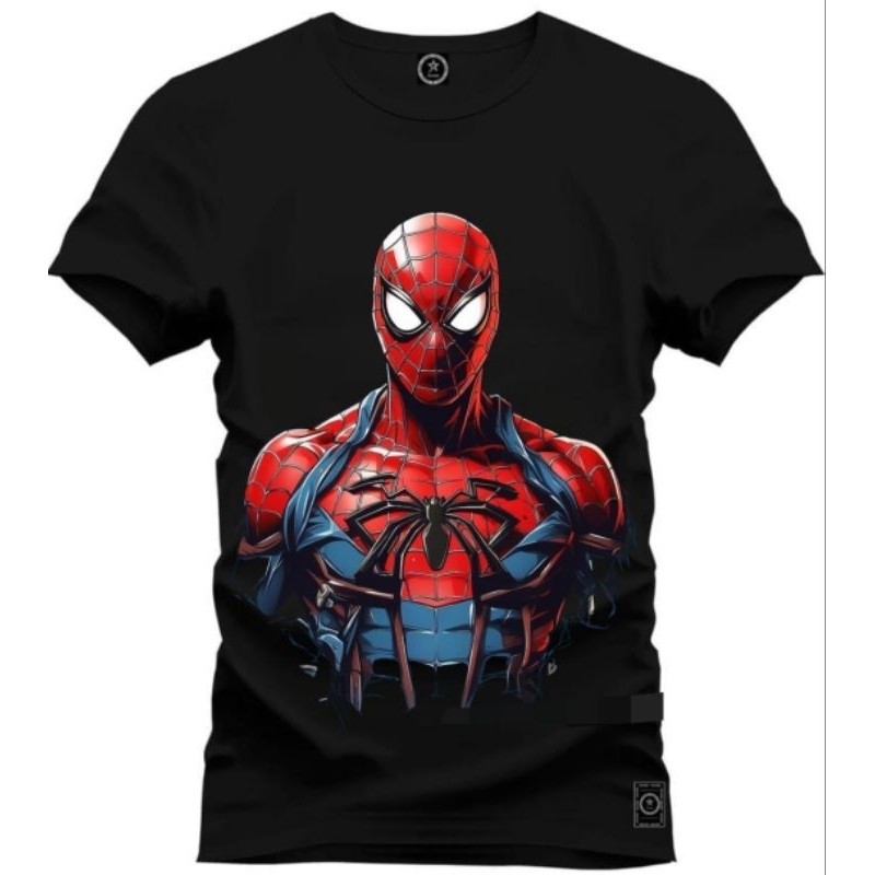 Blusa Camiseta do Homem Aranha Spider Man Marvel 100% Algodão - Envio ...