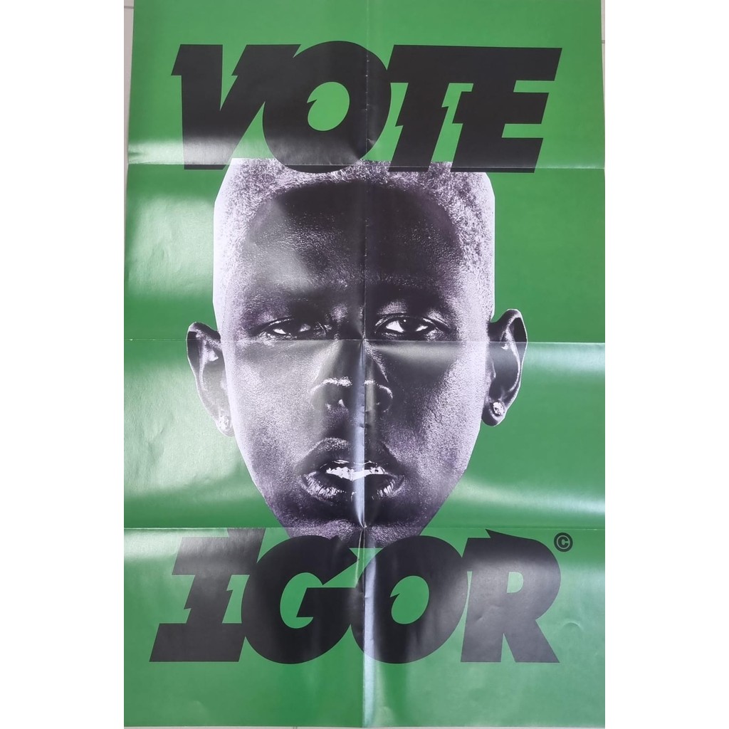 Tyler, The Creator - Pôster "VOTE IGOR" Verde | Shopee Brasil