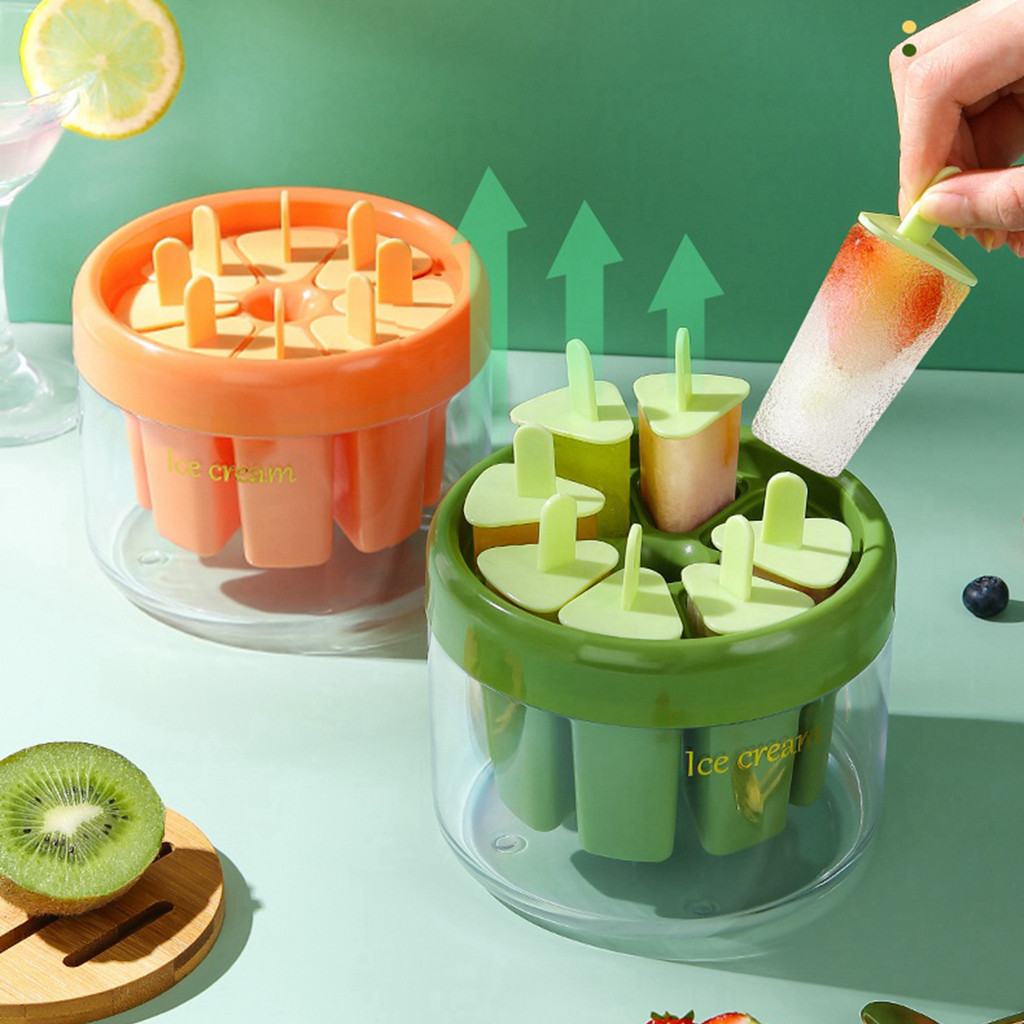 Forma Para Picolé Caseiro Com 8 Cavidades - Molde Prático Com Palitos ...