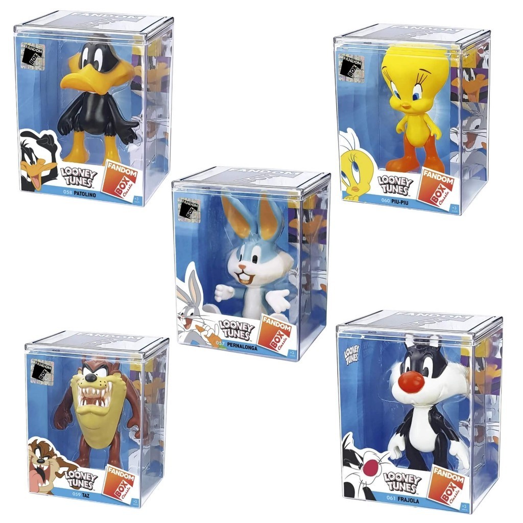 Kit Looney Tunes Coleção 5 Bonecos Fandom Box - Líder | Shopee Brasil