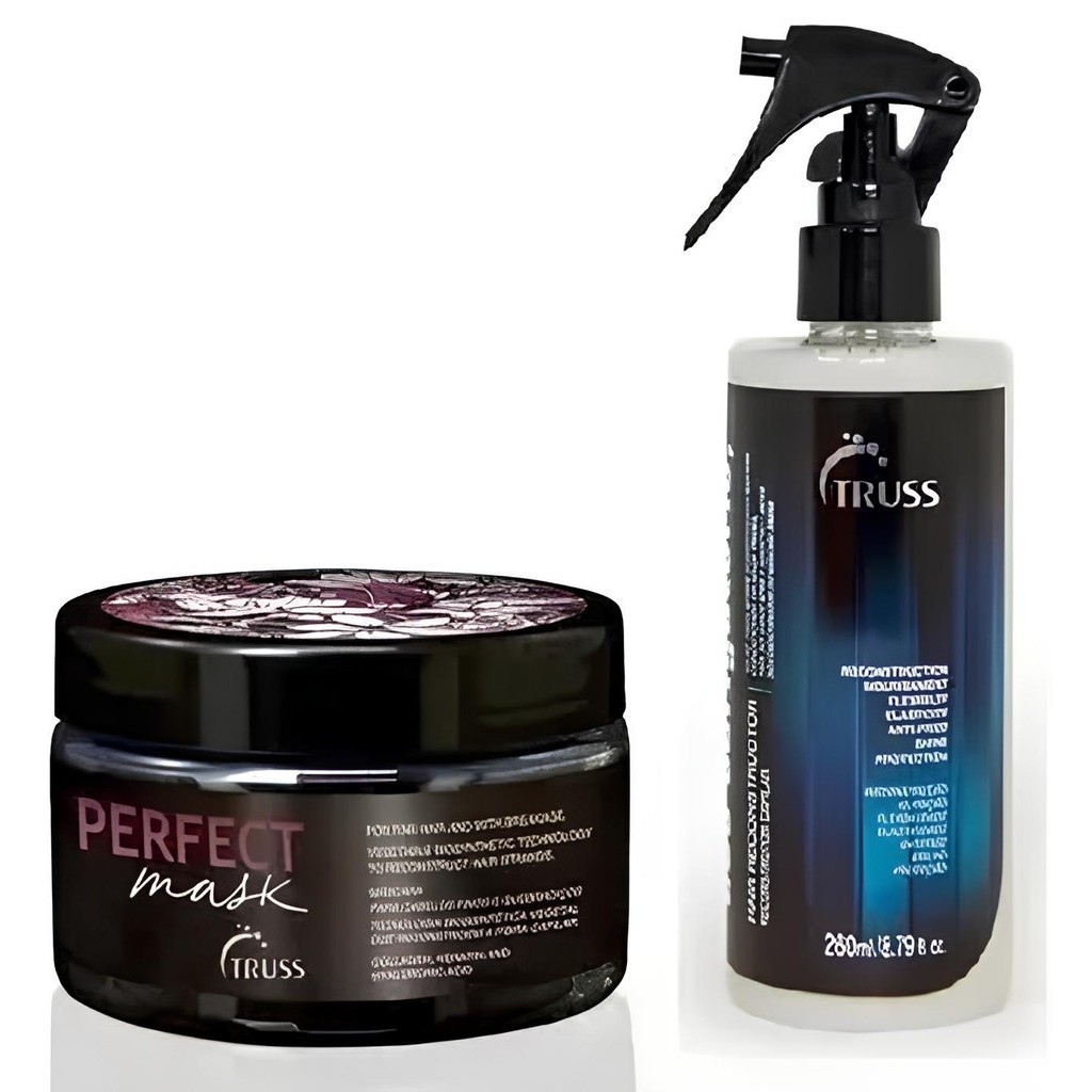 Kit Truss Perfect Mask 180g + Uso obrigatório spray 260ml | Shopee Brasil
